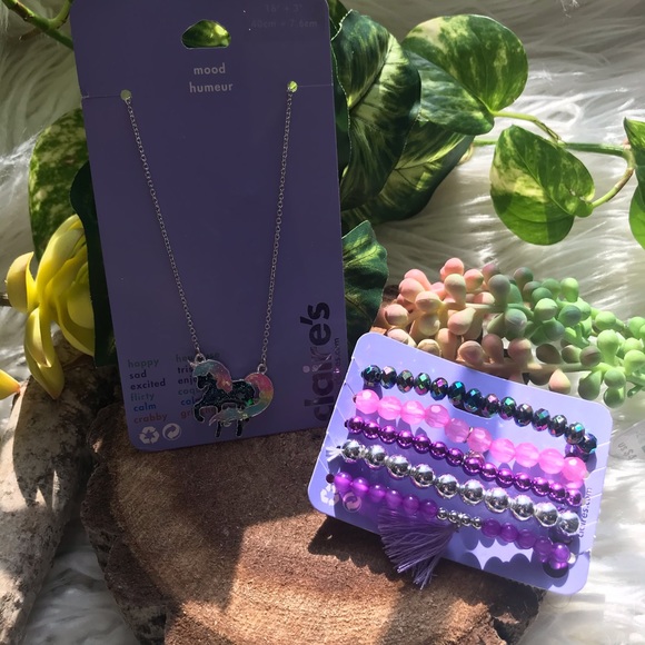 Claire's | Accessories | Claires Girls Jewelry Necklace Bracelets Set ...